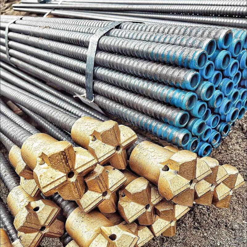 Factory Direct Supply Hollow Grouting Anchor Rods for Ore Mining Self ...